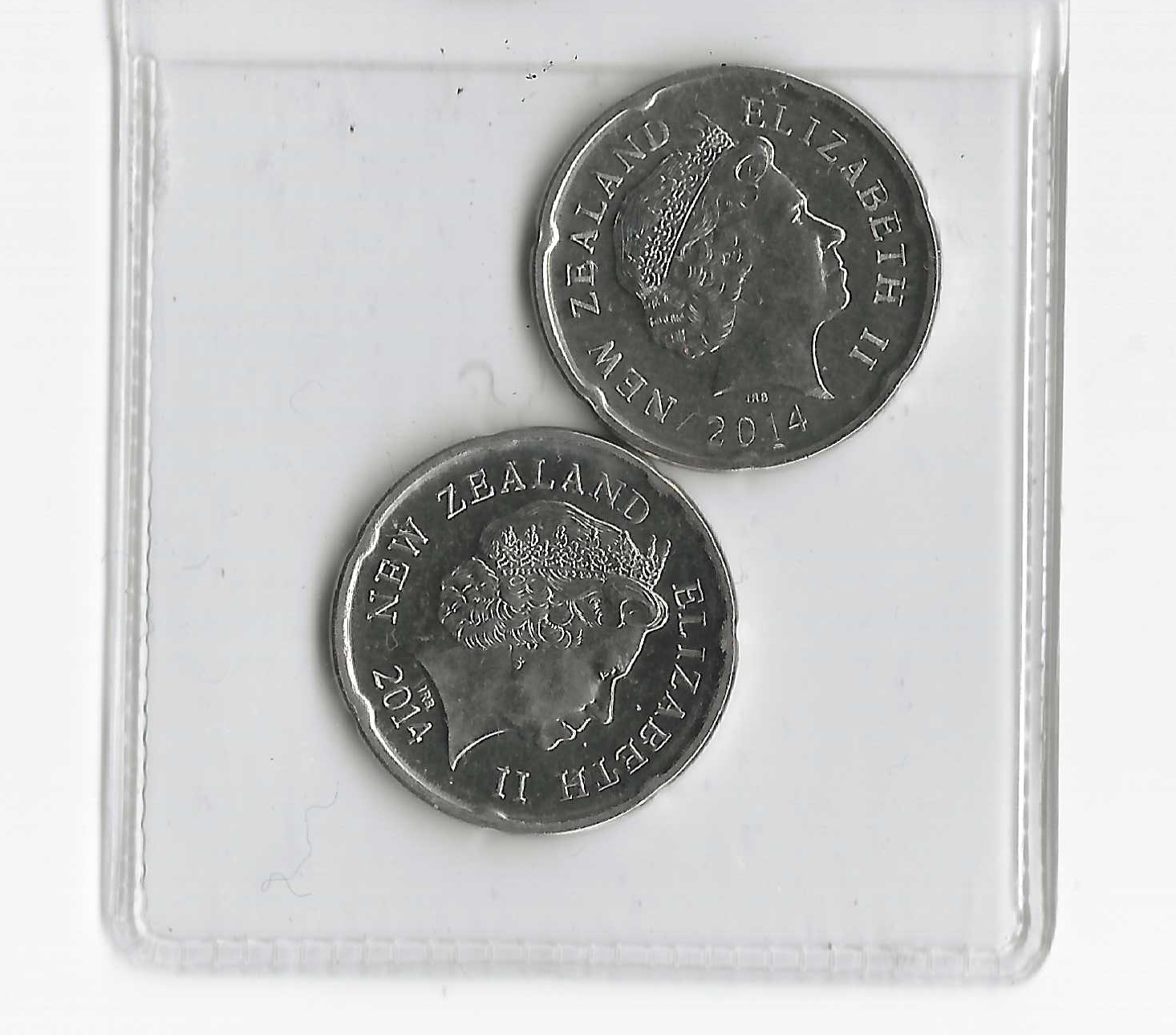 2014 NZ wide and narrow dates 20c. Two coins VF+. – Coin.NZ New Zealand ...