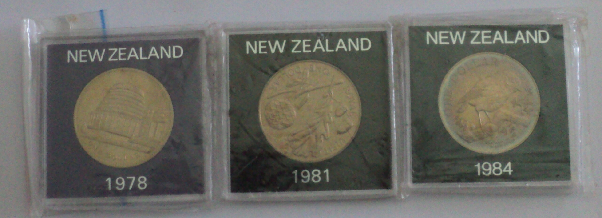 Three different NZ cased dollars – Coin.NZ New Zealand coins and online ...