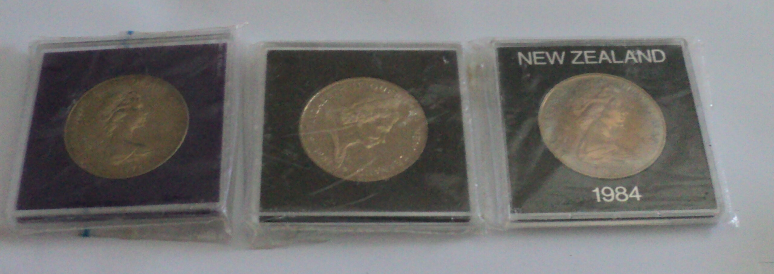 Three different NZ cased dollars – Coin.NZ New Zealand coins and online ...